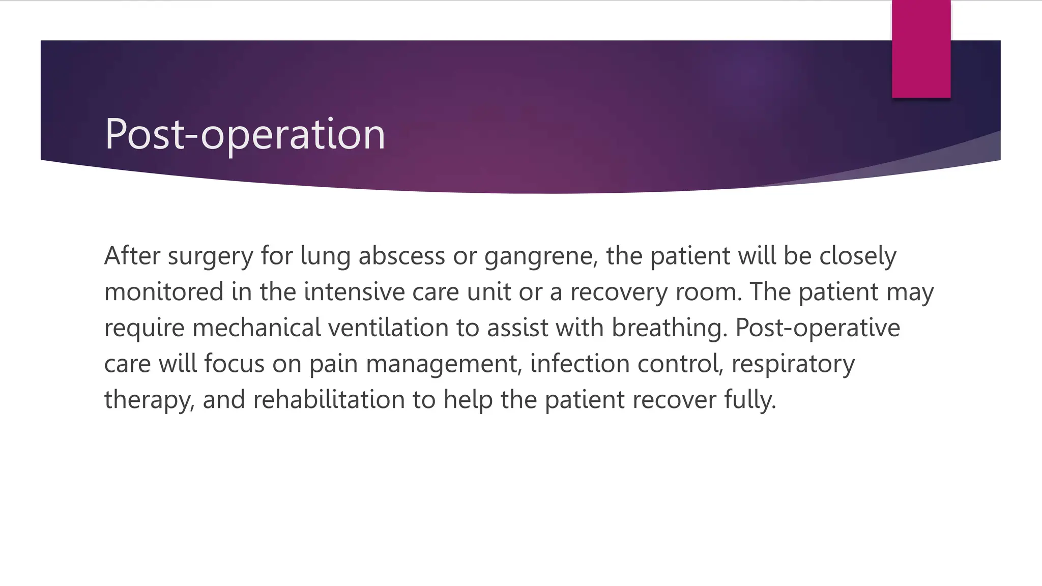 Abscess and Gangrene of the Lung: Understanding and Managing Pulmonary ...