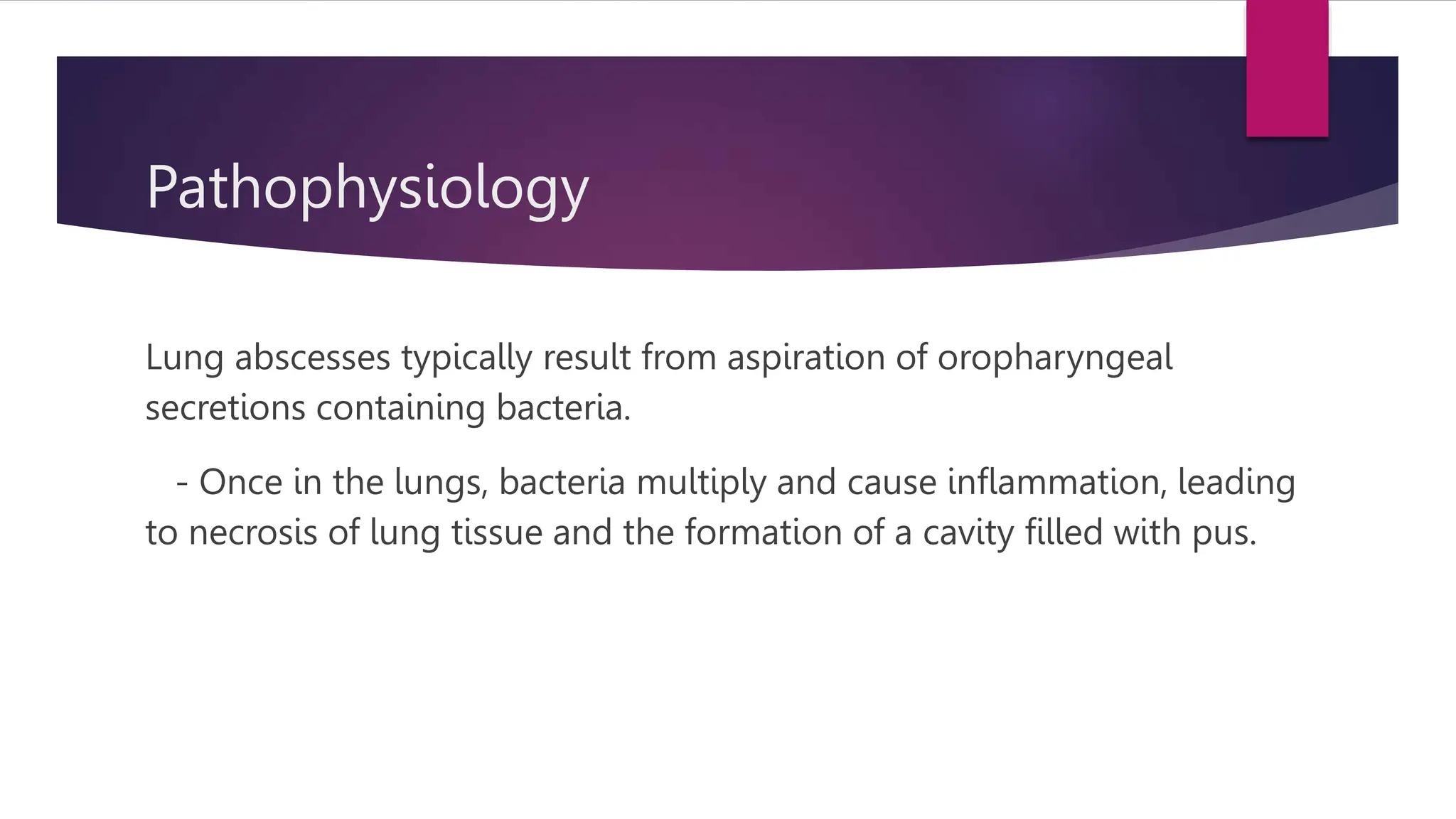 Abscess and Gangrene of the Lung: Understanding and Managing Pulmonary ...