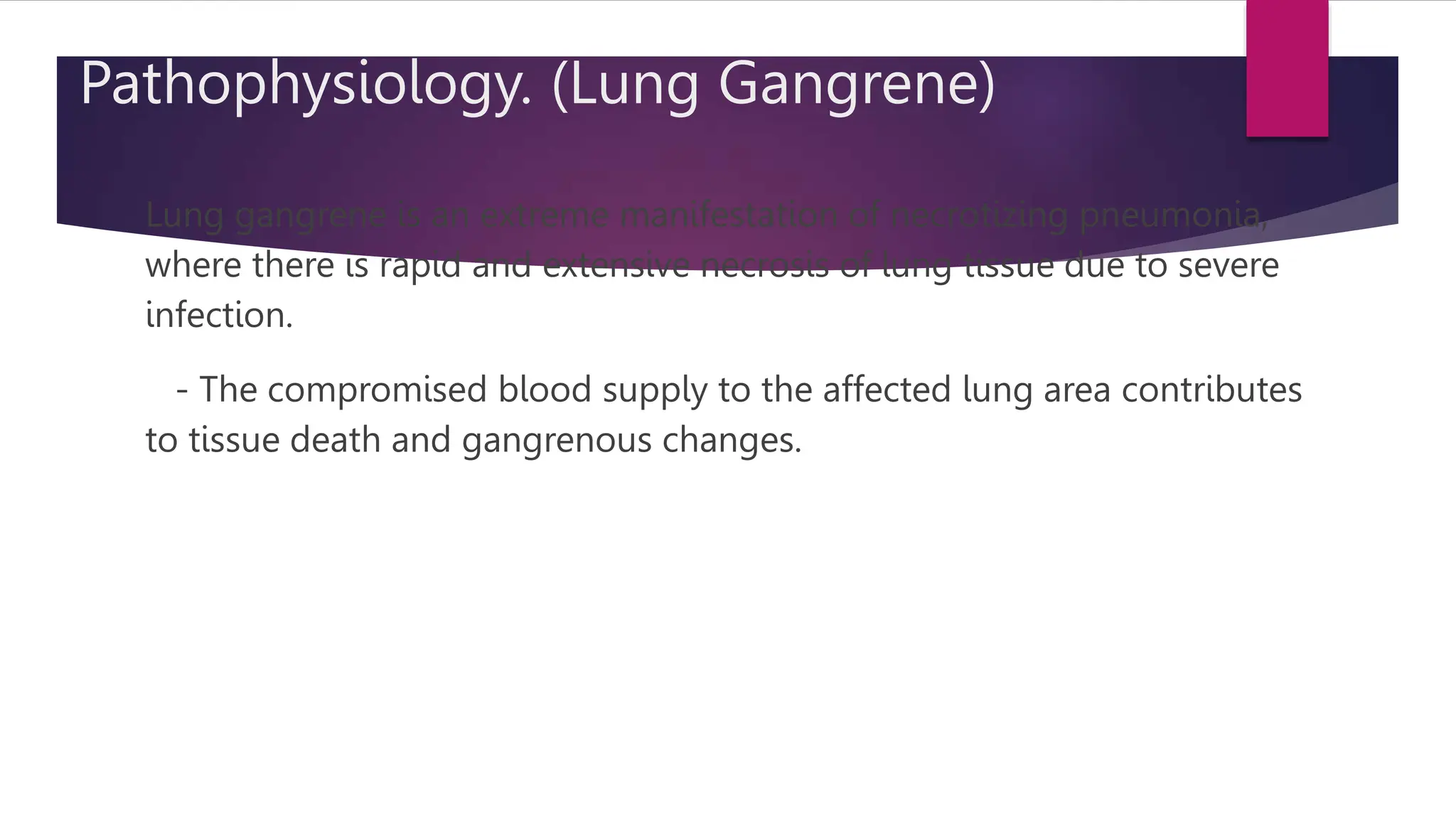 Abscess and Gangrene of the Lung: Understanding and Managing Pulmonary ...