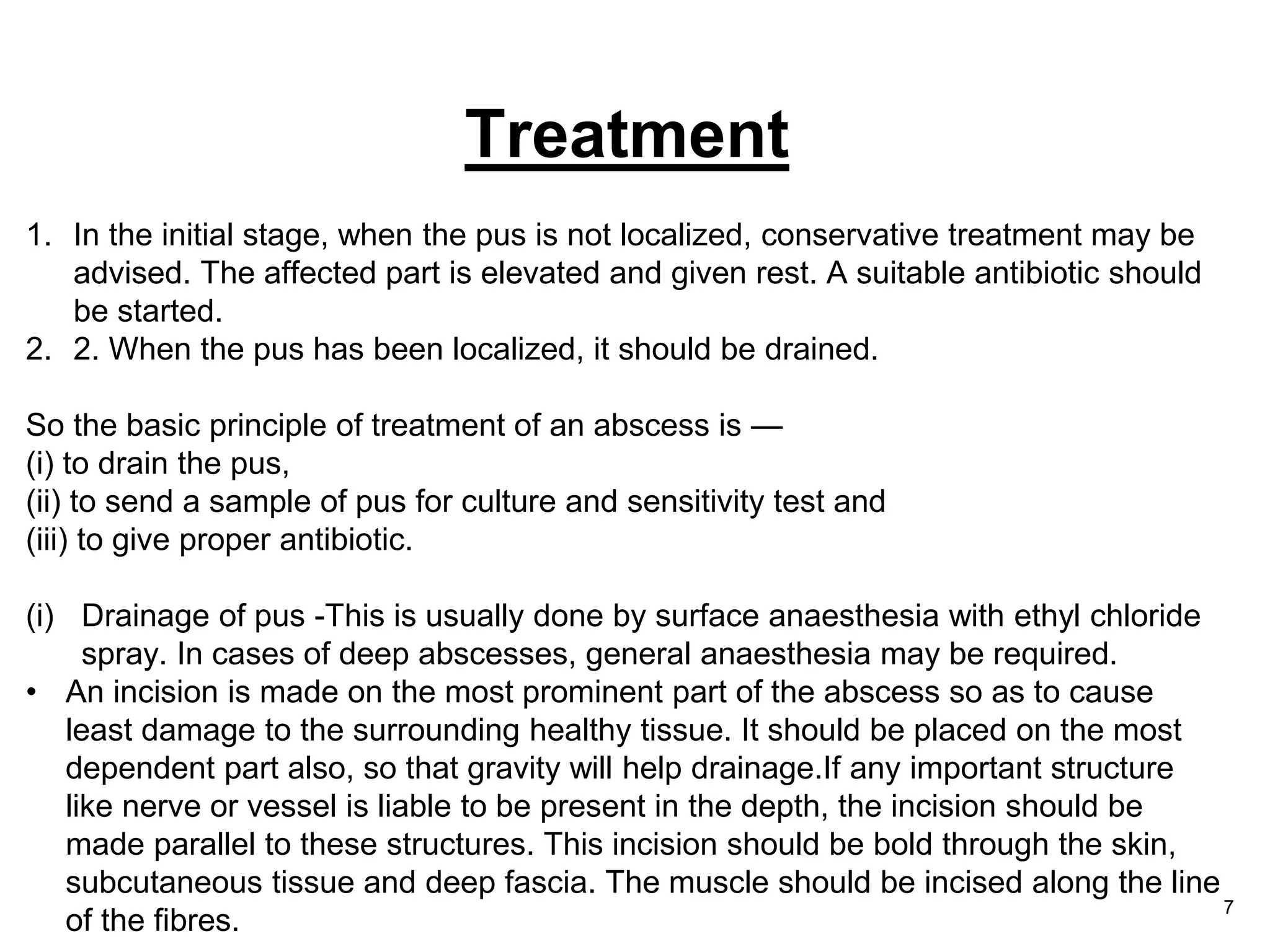 Abscess and its types, treatment . SINUS and its types | PPT