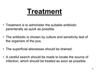 Abscess and its types, treatment . SINUS and its types | PPT