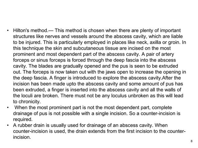 Abscess and its types, treatment . SINUS and its types | PPT