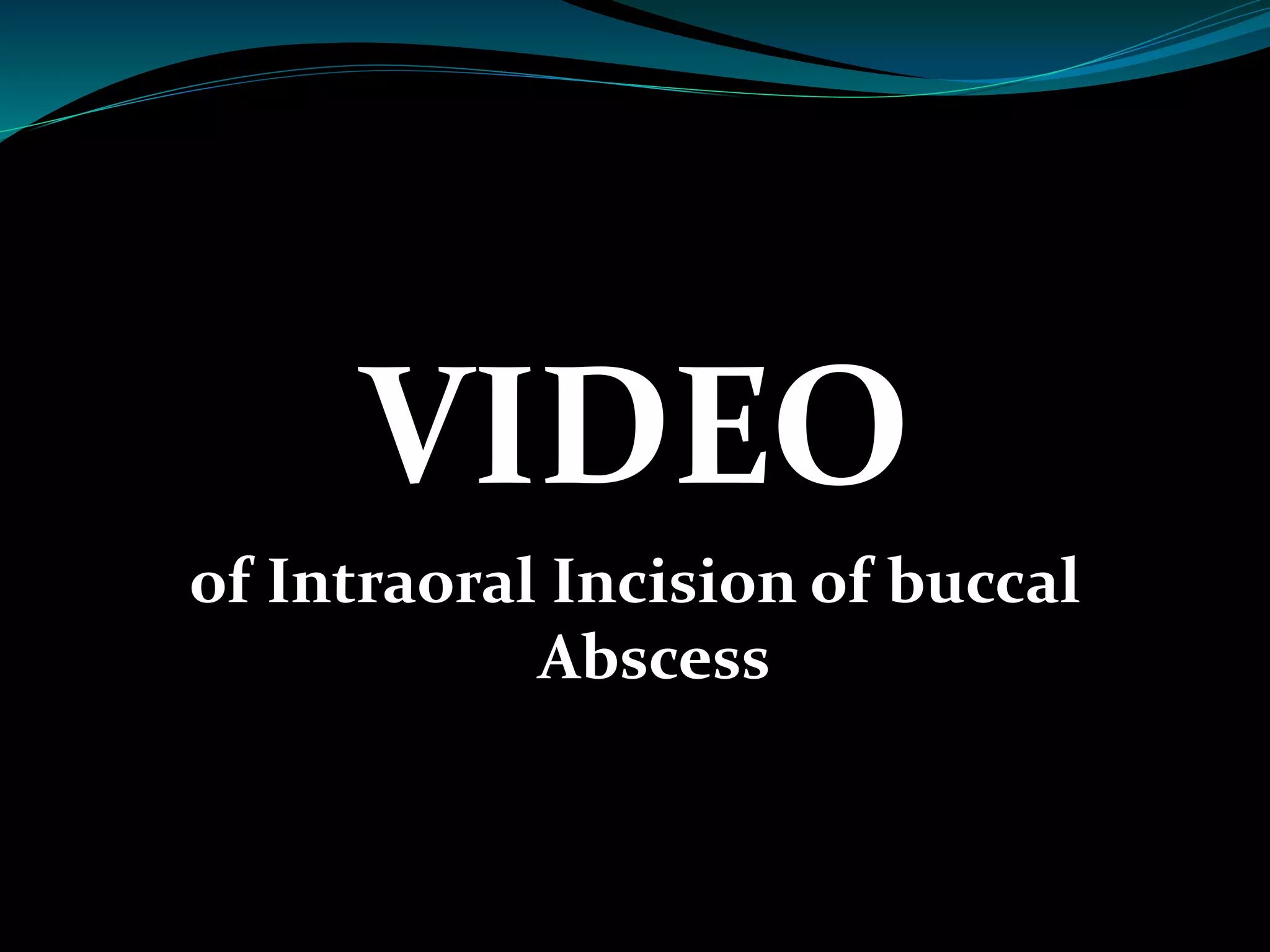 Abscess and phlegmon in maxillofacial region odontogenic infections- | PPSX