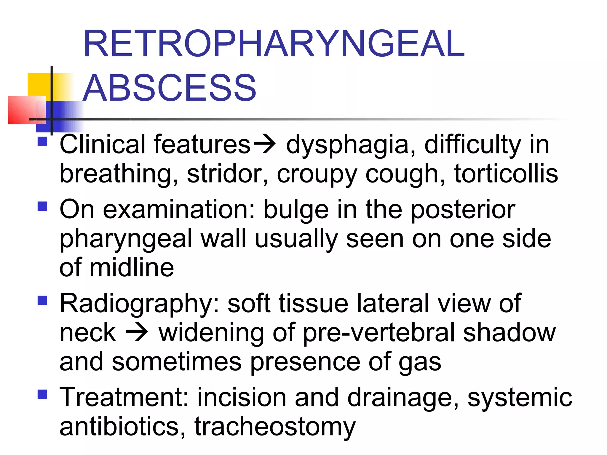 Abscesses in relation to pharynx | PPT