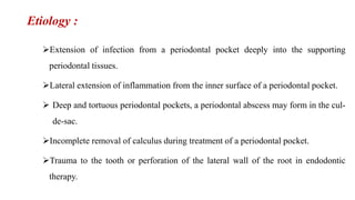 Abscesses of the periodontium | PPT