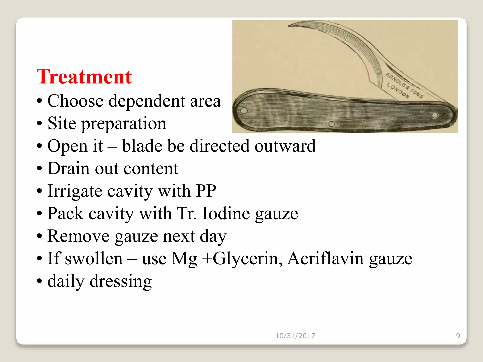 Abscess hematoma & maggot wound | PPTX