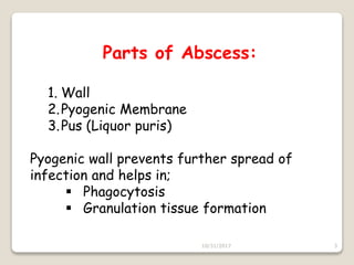 Abscess hematoma & maggot wound | PPTX