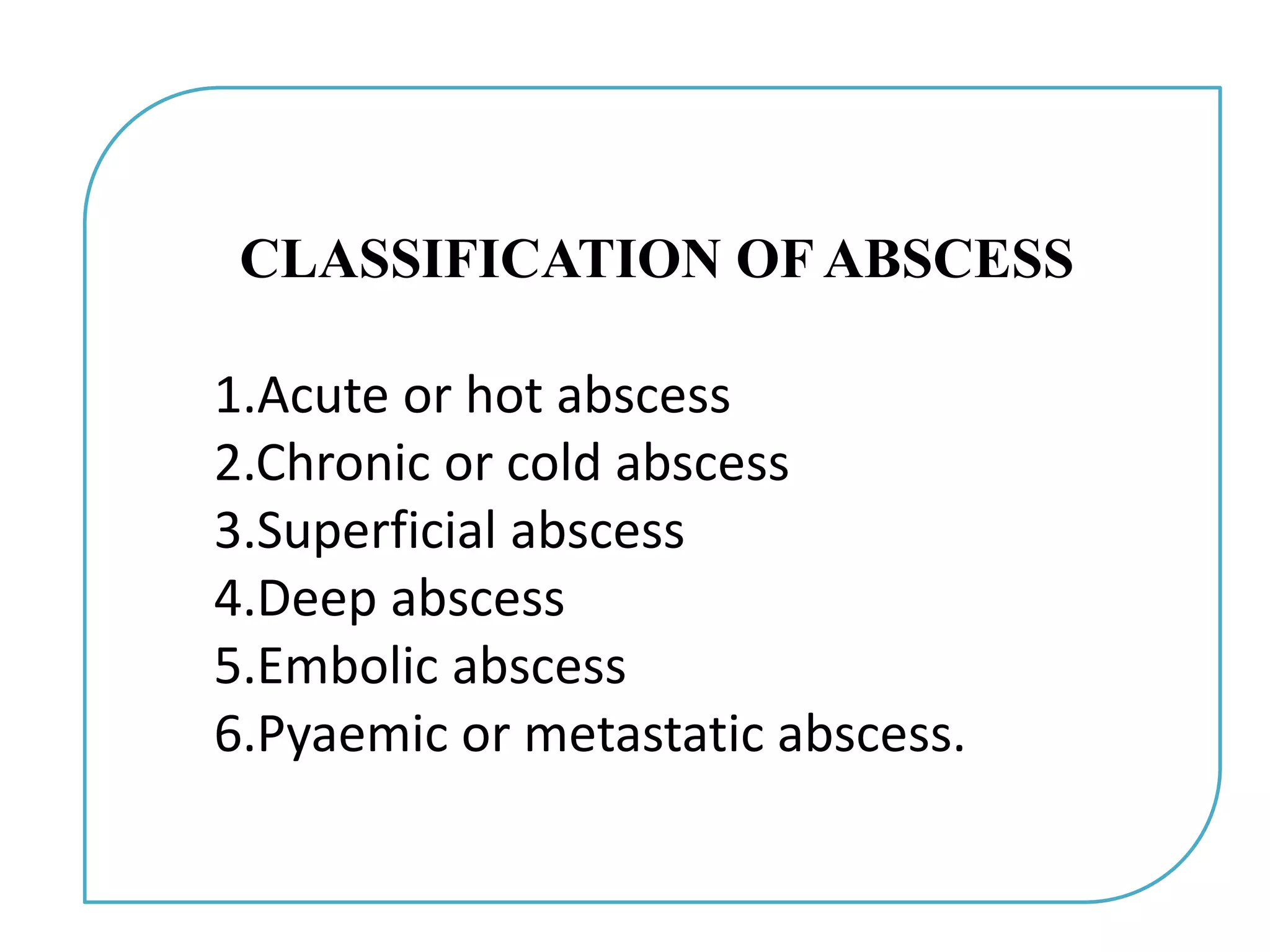 Abscess and its management | PPTX