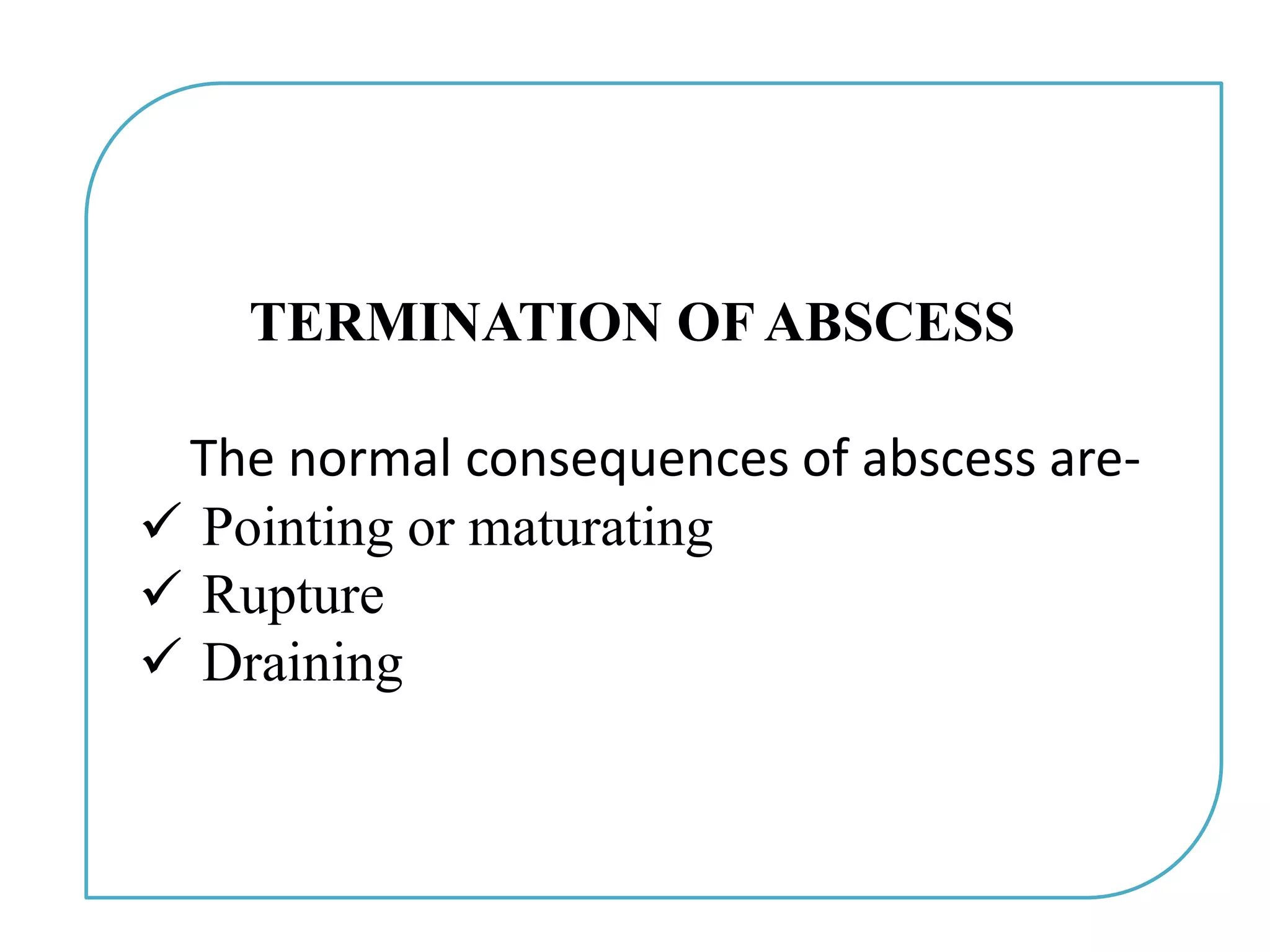 Abscess and its management | PPTX