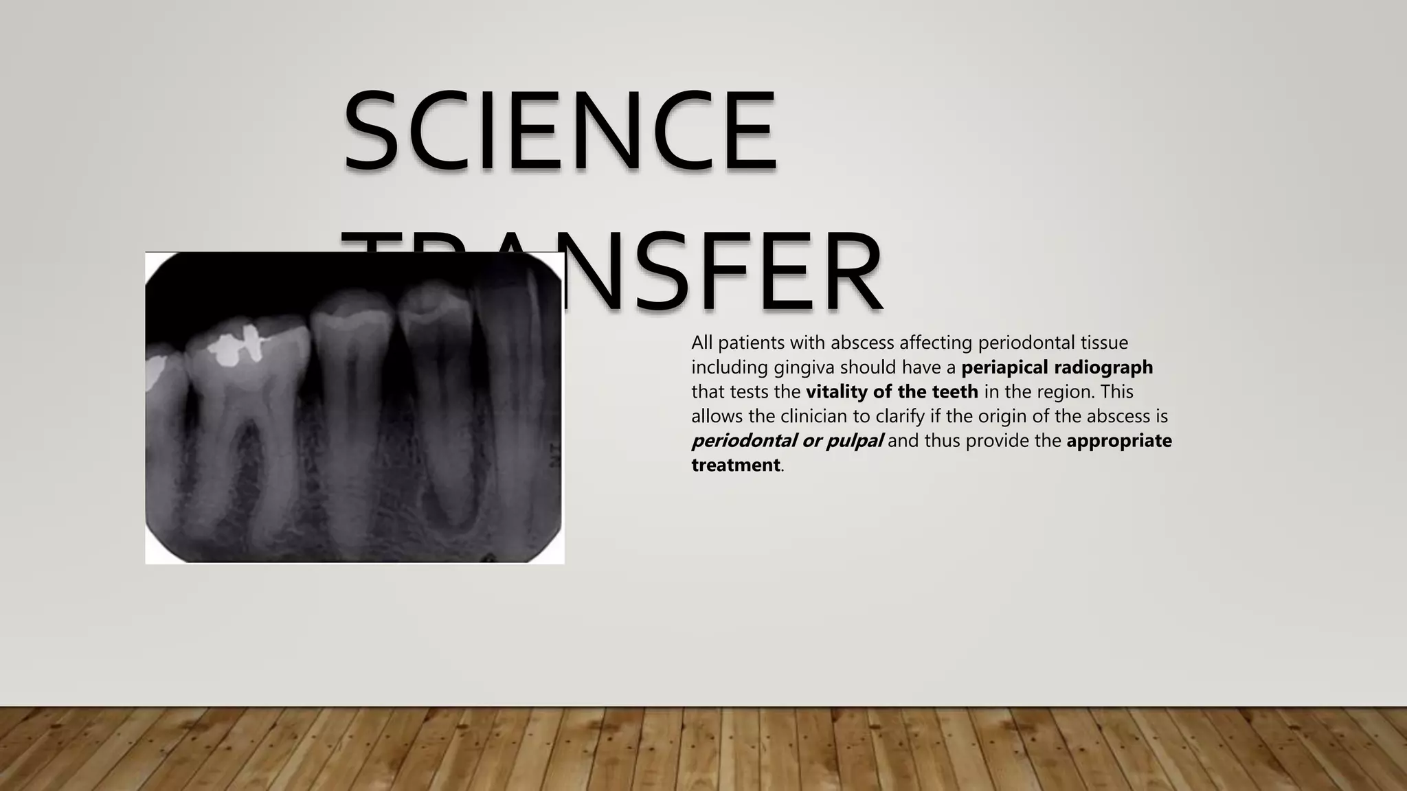 Abscess of periodontium | PPTX