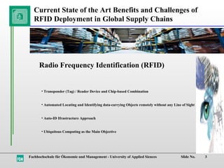 Current State-of-the-Art Benefits and Challenges of RFID Deployment in ...