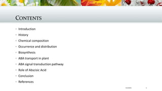 Abscisic acid | PPTX