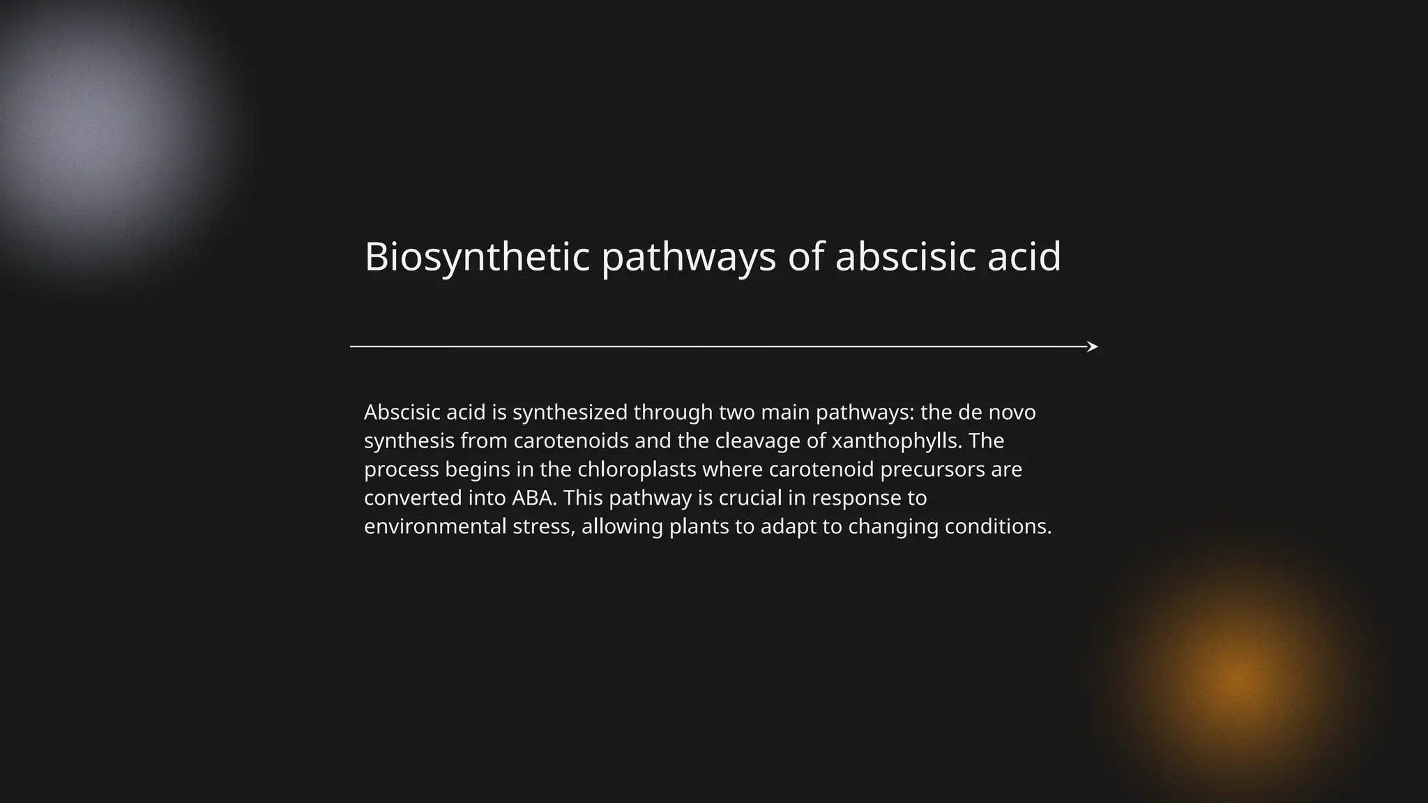 Abscisic Acid - A essential plant stress hormone | PPT