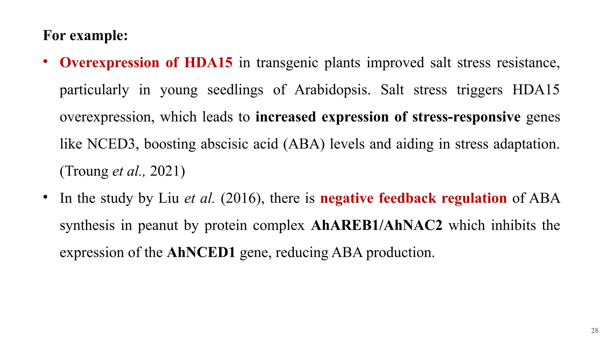 Abscisic acid - Biosynthesis, Metabolism, Signal Perception ...