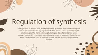 Abscisic Acid synthesis and role in plants. | PPT