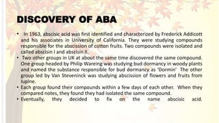 Abscisic acid i | PPTX