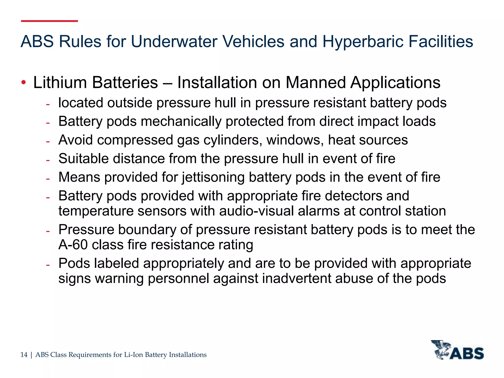 ABS Class Requirements Li-ion Battery Installations.pptx