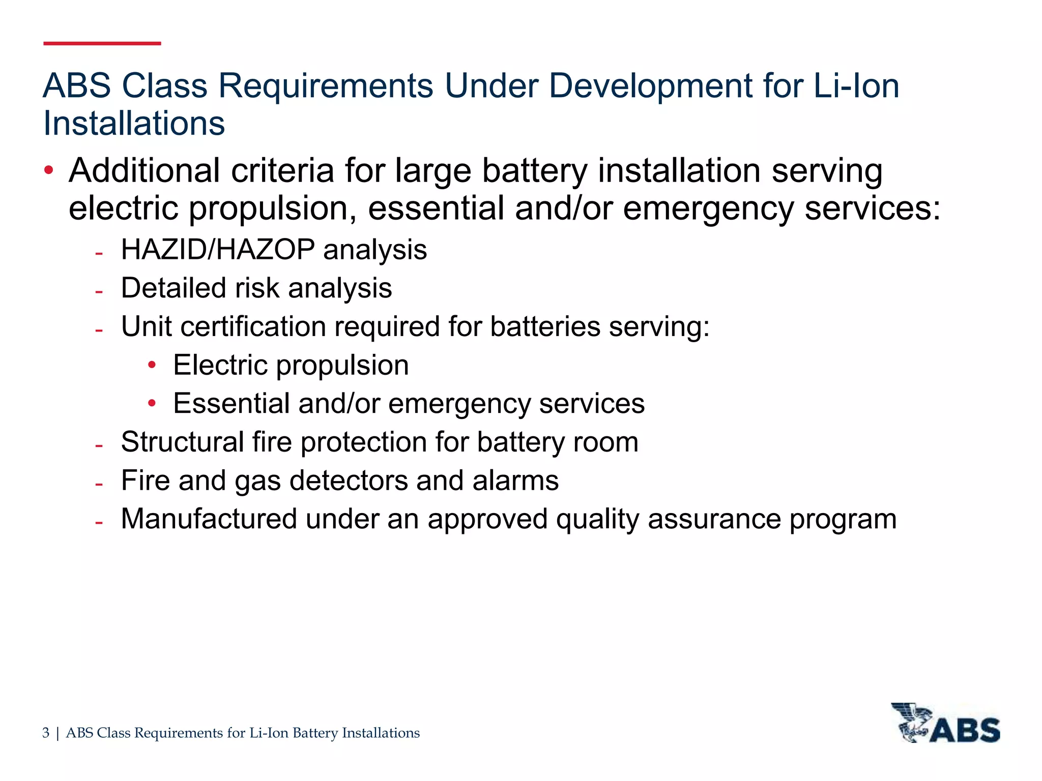 ABS Class Requirements Li-ion Battery Installations.pptx