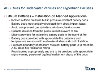 ABS Class Requirements Li-ion Battery Installations.pptx