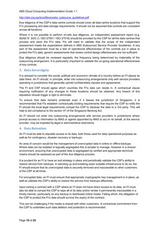 ABS Cloud Computing Implementation Guide 1.1 | PDF