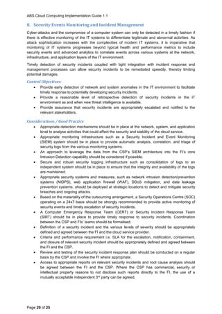 ABS Cloud Computing Implementation Guide 1.1 | PDF