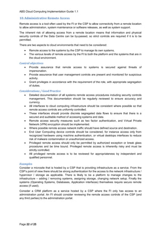ABS Cloud Computing Implementation Guide 1.1 | PDF