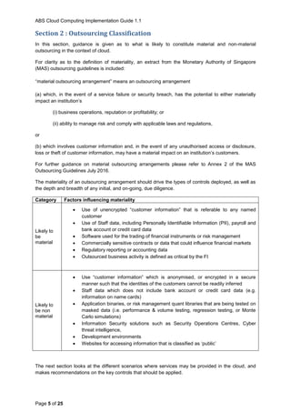 ABS Cloud Computing Implementation Guide 1.1 | PDF