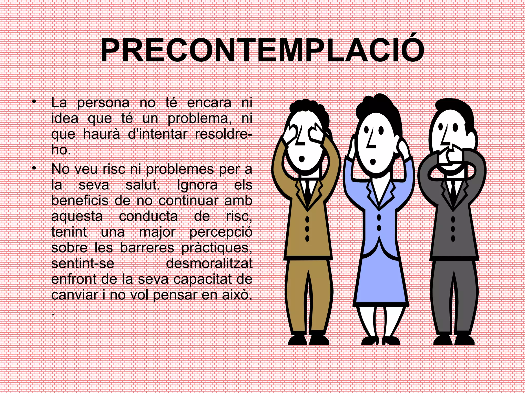 Abús de l'alcohol model teòric de prochaska | PPT