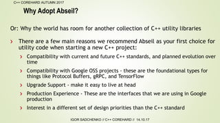 Abseil - let the savior come? | PPTX