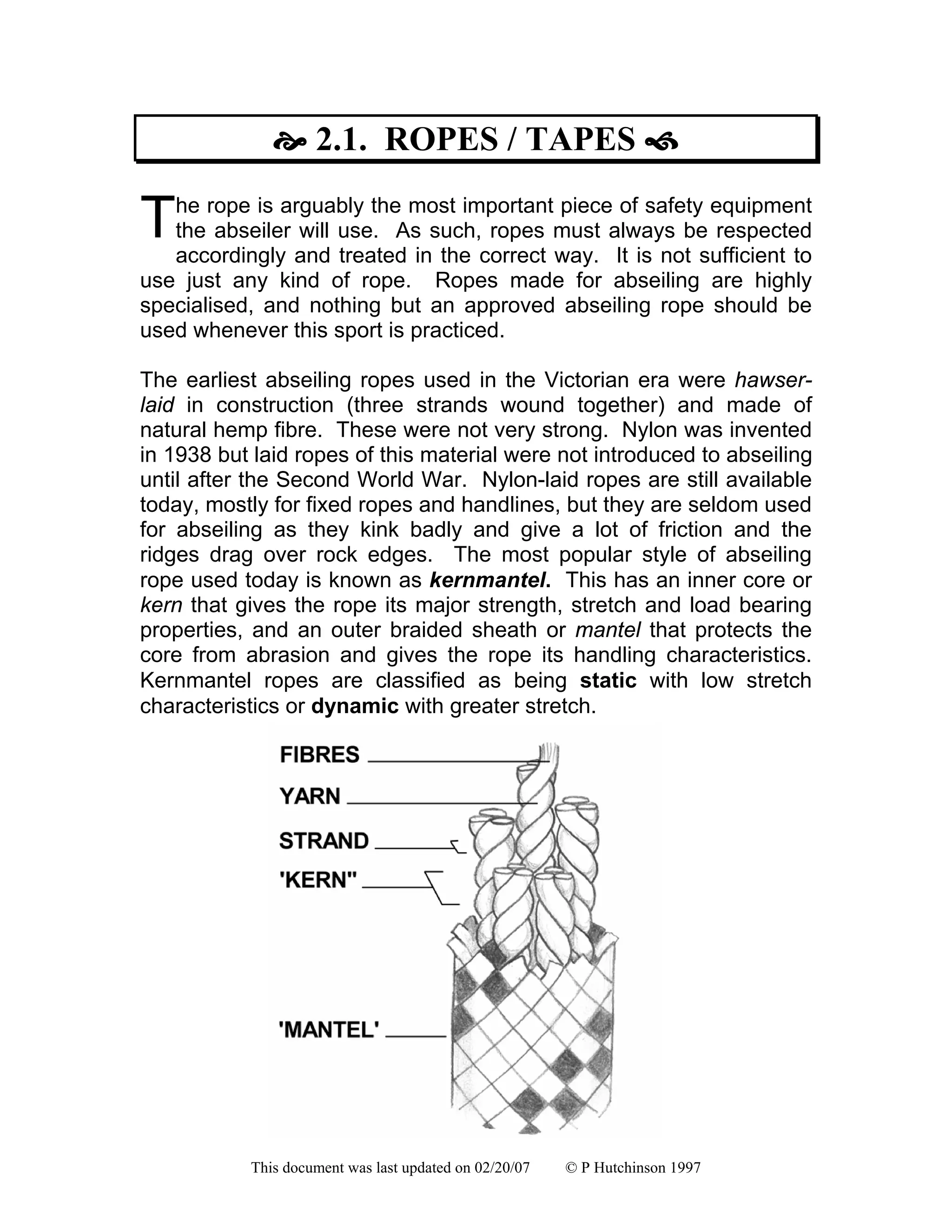 Abseiling techniques manual | PDF