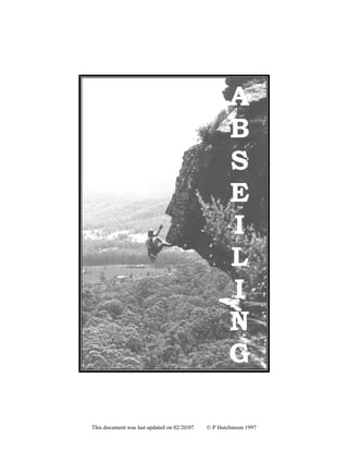Abseiling techniques manual | PDF
