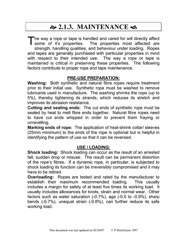 Abseiling techniques manual | PDF