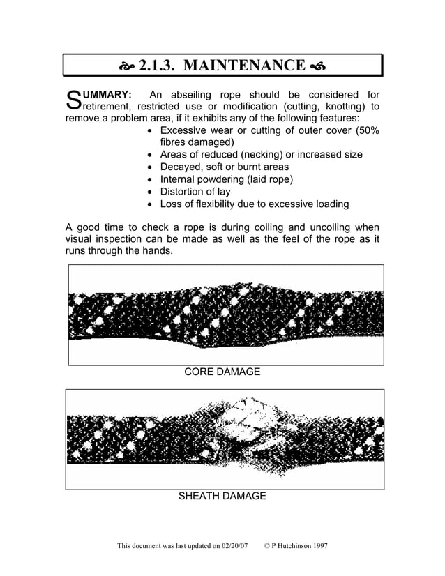Abseiling techniques manual | PDF