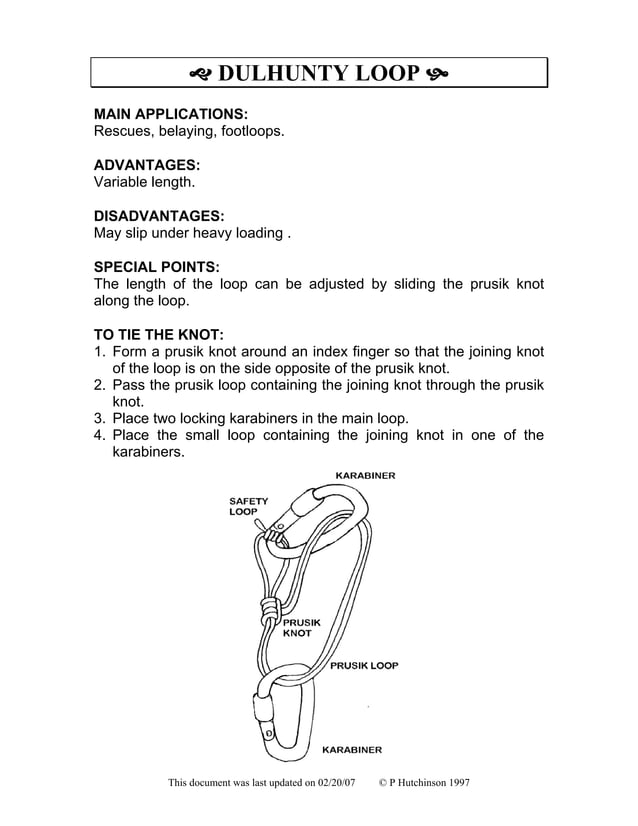 Abseiling techniques manual | PDF