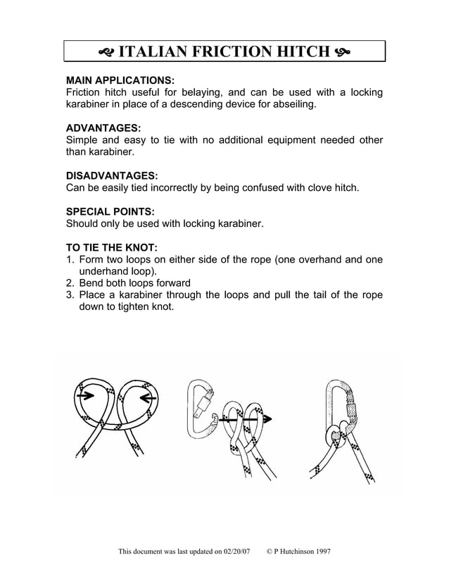 Abseiling techniques manual | PDF