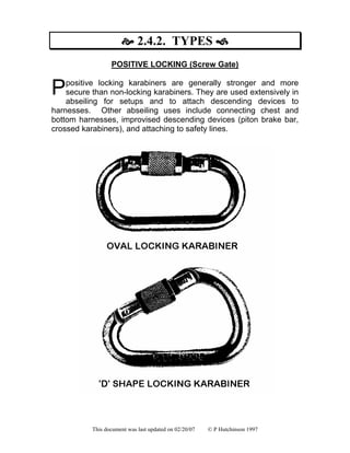 Abseiling techniques manual | PDF