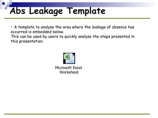 Peoplesoft Absence Leakage Decision Chart | PPT