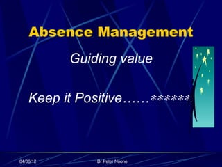 Absence management, | PPT