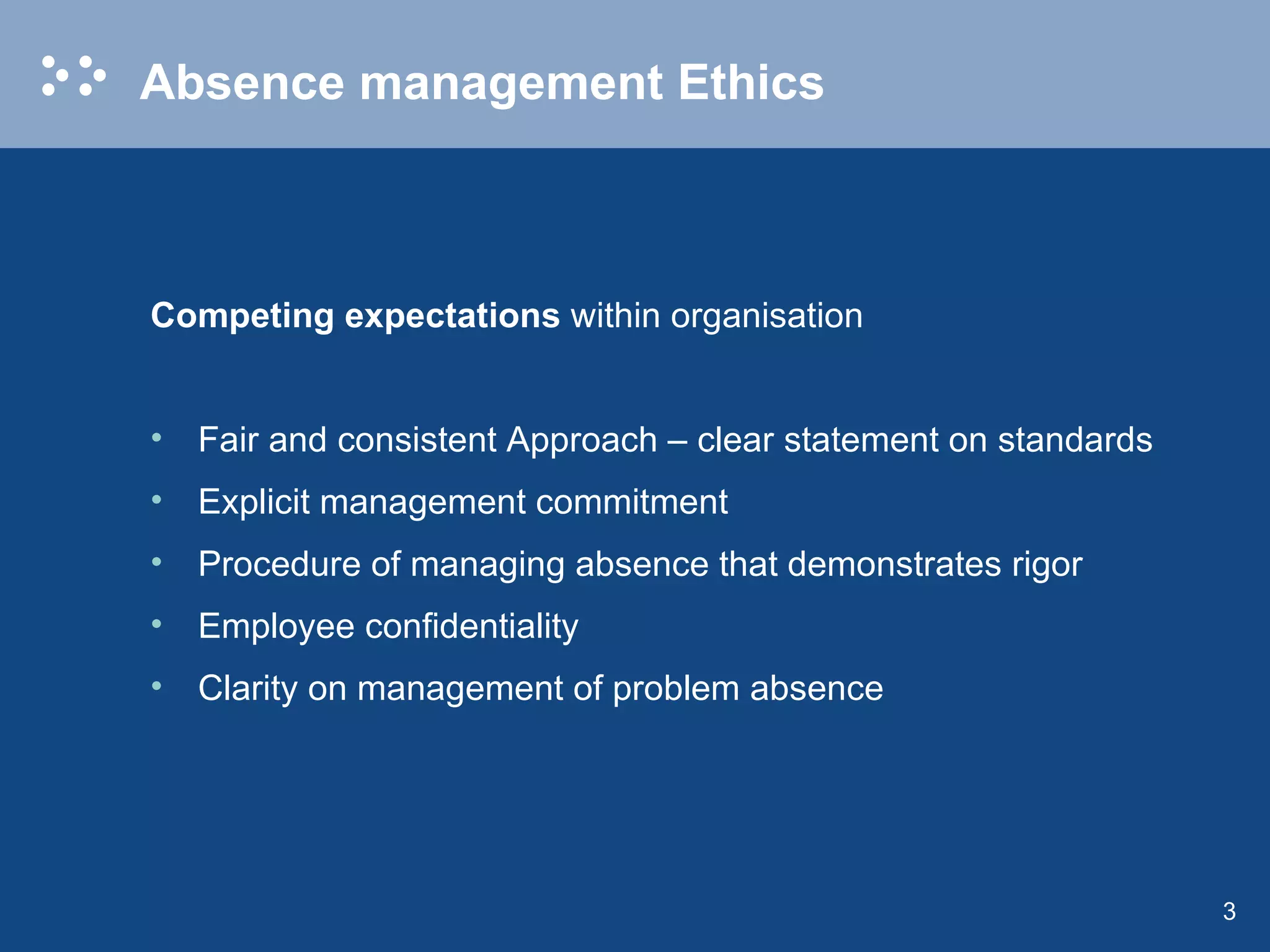 Absence Management Presentation | PPT