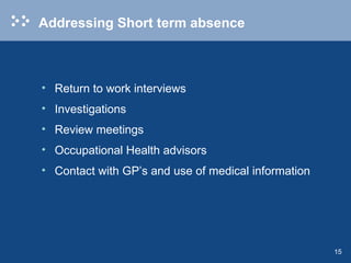 Absence Management Presentation | PPT