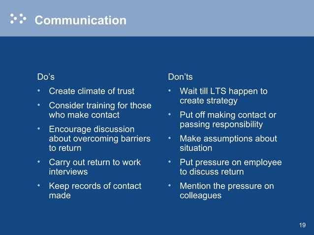 Absence Management Presentation | PPT