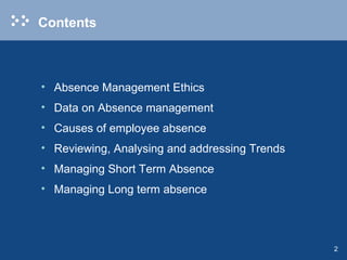 Absence Management Presentation | PPT