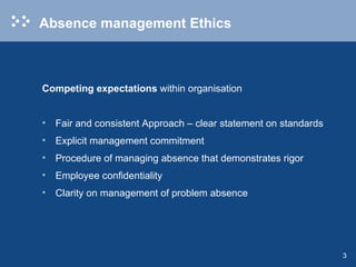 Absence Management Presentation | PPT