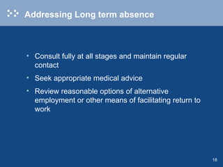 Absence Management Presentation | PPT