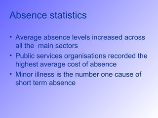 Absence management slides | PPT