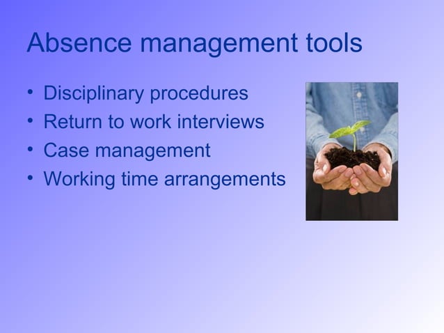 Absence management slides | PPT