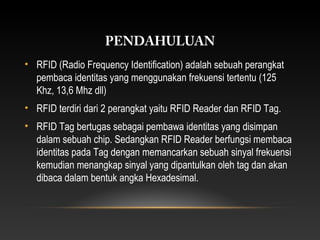 Absen scan bersistem rfid | PPT