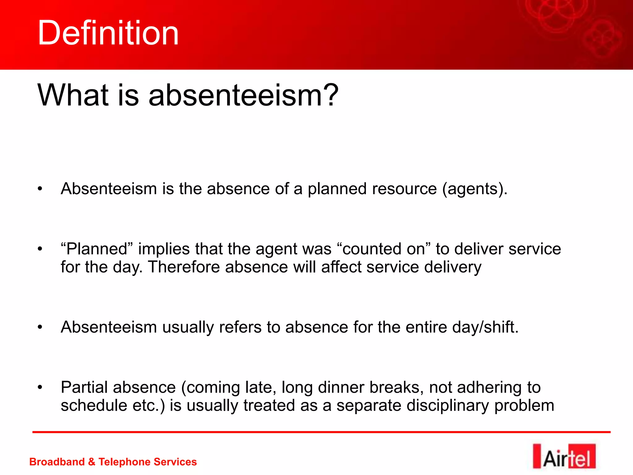 Absenteeism_Airtel.ppt