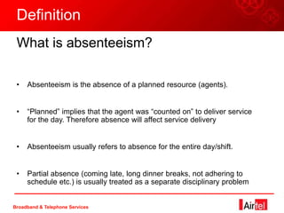 Absenteeism_Airtel.ppt