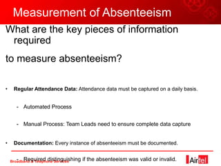 Absenteeism_Airtel.ppt